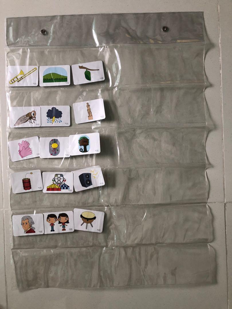 Plastic sheet display children education cards mimo flash learning ...