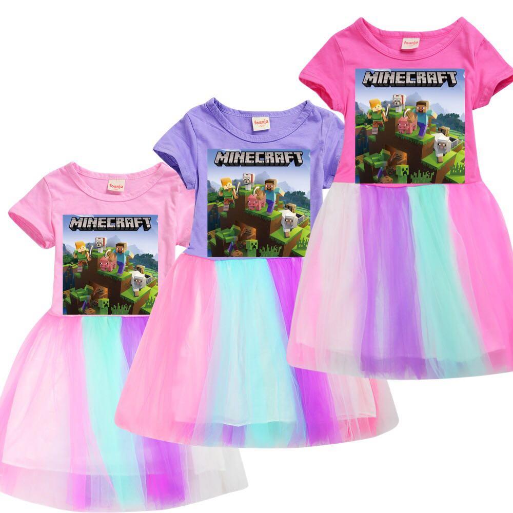 PO Minecraft Dress, Babies & Kids, Girls' Apparel, 4 to 7 Years on ...