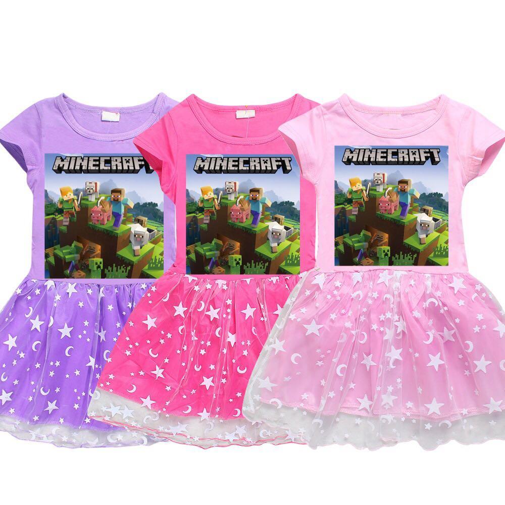 PO Minecraft Dress, Babies & Kids, Girls' Apparel, 4 to 7 Years on ...