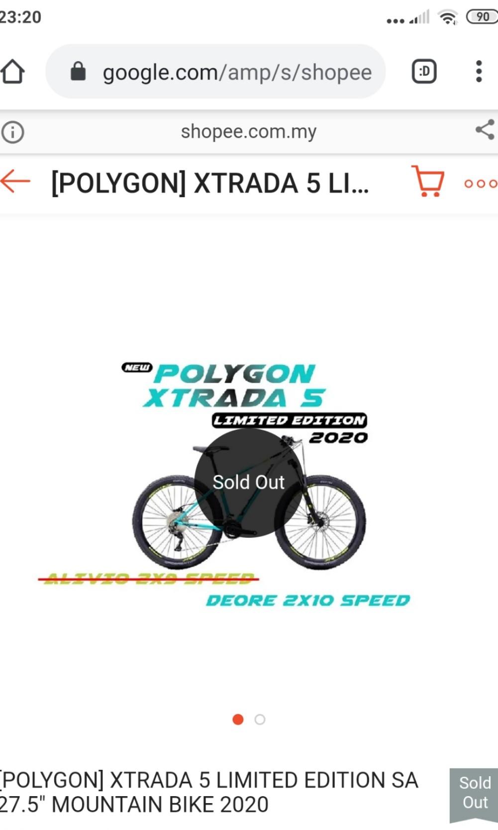 POLYGON XTRADA 5 LIMITED EDITION 2021, Sports Equipment, Bicycles ...