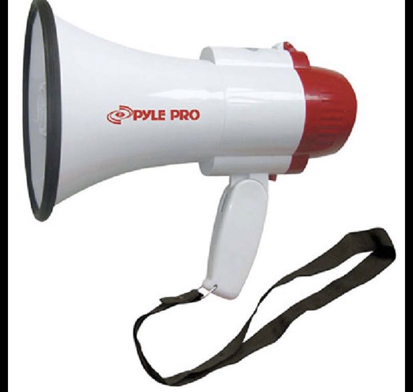 Pyle-Pro PMP30 Professional Megaphone/Bullhorn with Siren, Audio, Other ...
