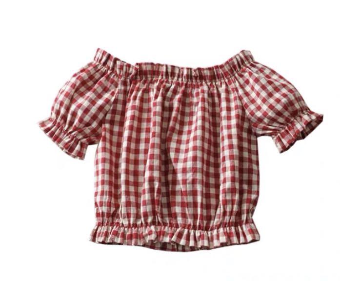 cute little red top, Women's Fashion, Tops, Other Tops on Carousell