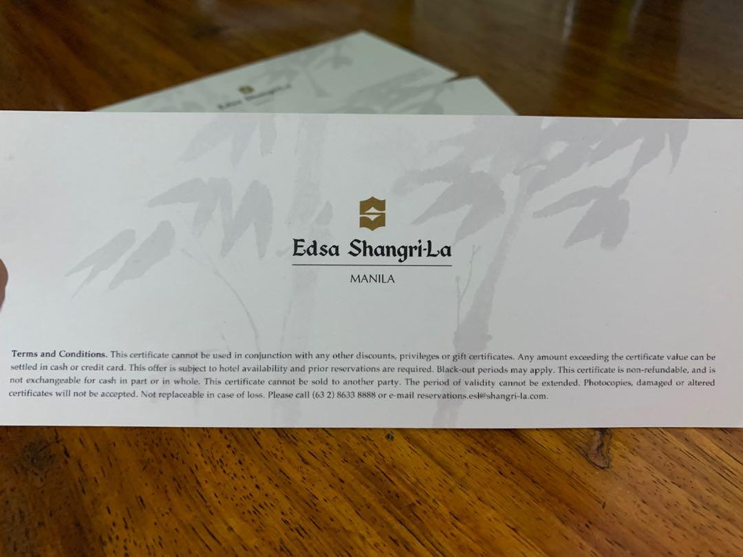 Shangri la Heat Lunch Buffet Voucher, Tickets & Vouchers, Vouchers on ...