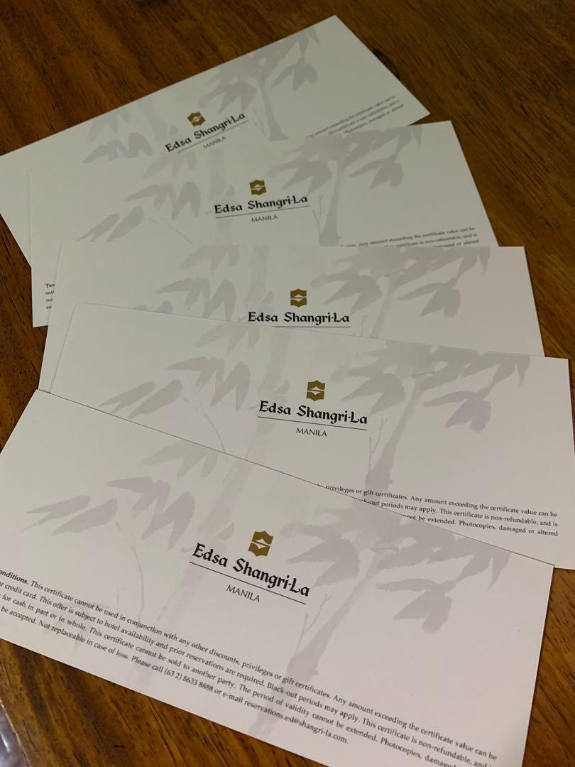 Shangri la Heat Lunch Buffet Voucher, Tickets & Vouchers, Vouchers on ...