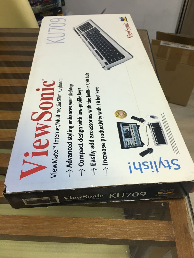 Sony ViewSonic multimedia-keyboard, Computers & Tech, Parts ...