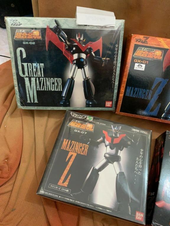 Bandai SOC Soul of Chogokin Mazinger Z collection GX01, GX02, GX07, GX47 and GX49, Hobbies ...
