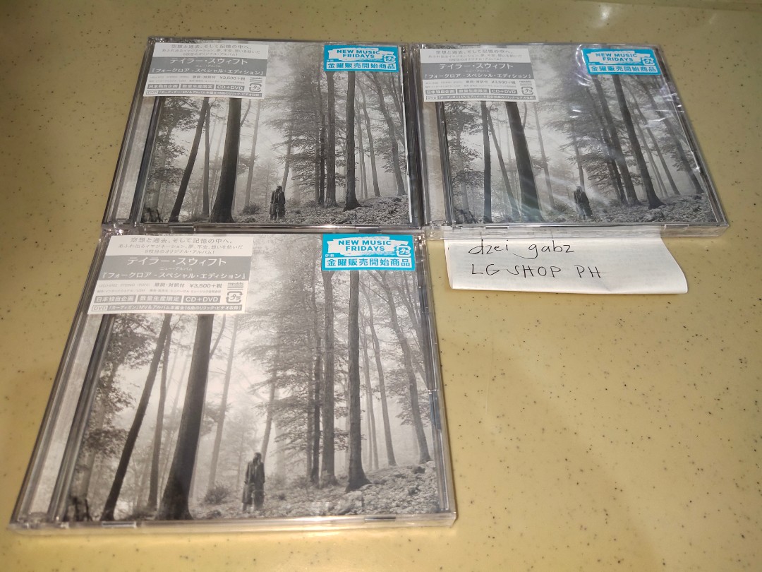 Taylor Swift Folklore (Special Edition) CD + DVD, Hobbies & Toys, Music ...