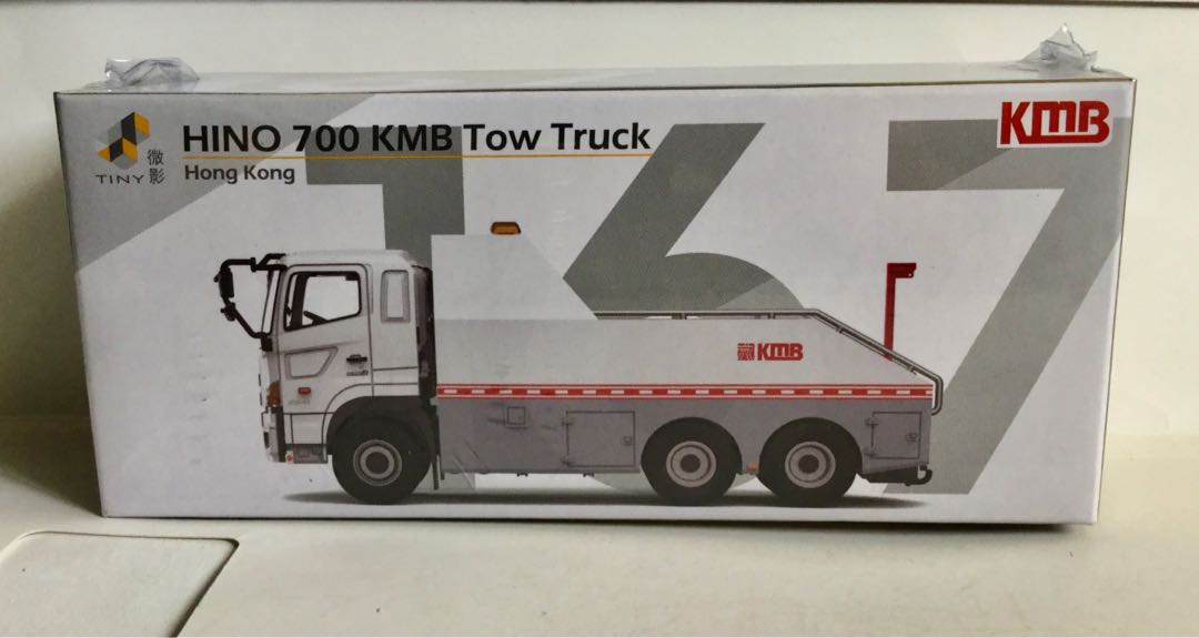 Tiny 微影 Hino 700 KMB Tow Truck 九巴工程車, 興趣及遊戲, 玩具 & 遊戲類 - Carousell