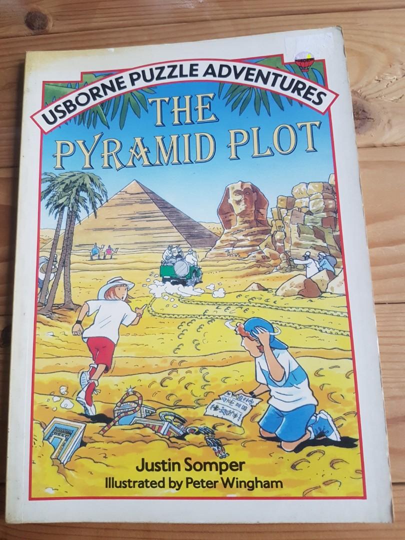 Usborne Puzzle Adventures Series: The Pyramid Plot, Hobbies & Toys ...