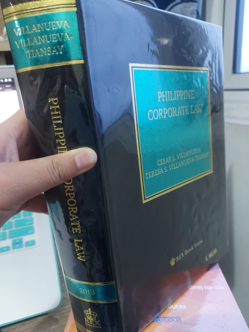 Villanueva (2018) - Philippine Corporate Law book, Hobbies & Toys ...