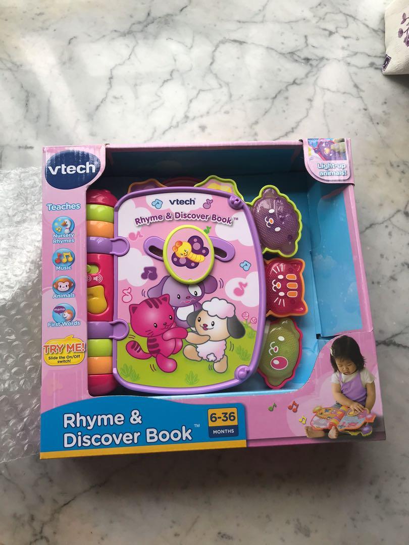 Vtech Rhyme & Discover Book, 兒童＆孕婦用品, 嬰兒玩具 - Carousell