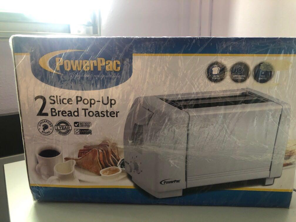 2 Slice Pop Up Bread Toaster, TV & Home Appliances, Kitchen Appliances ...