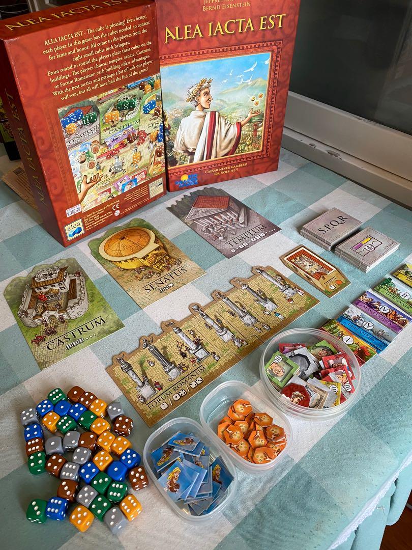 Alea Iacta Est(骰子策略遊戲）（英文正版）, 興趣及遊戲, 玩具 & 遊戲類 - Carousell