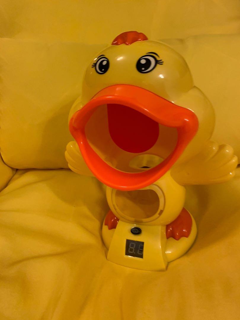 Arcade Game Toy Hungry Duck Feeding Game Shooting Duck Mouth With Guns ...