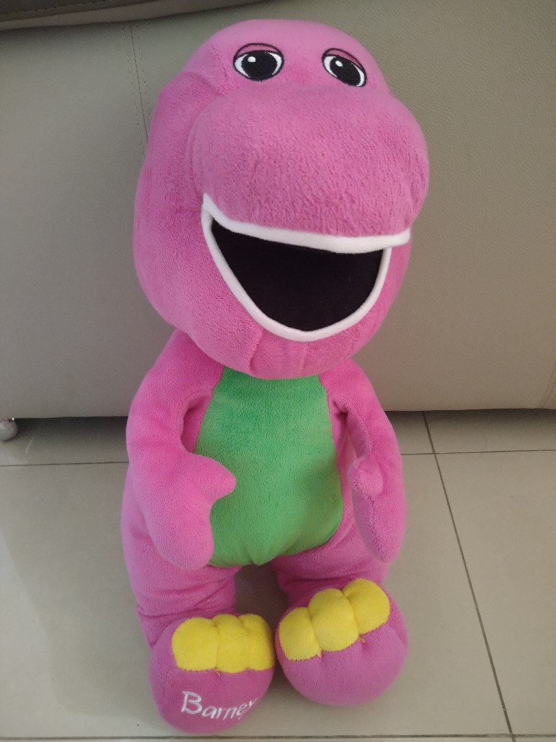 Barney soft toy, Hobbies & Toys, Toys & Games on Carousell