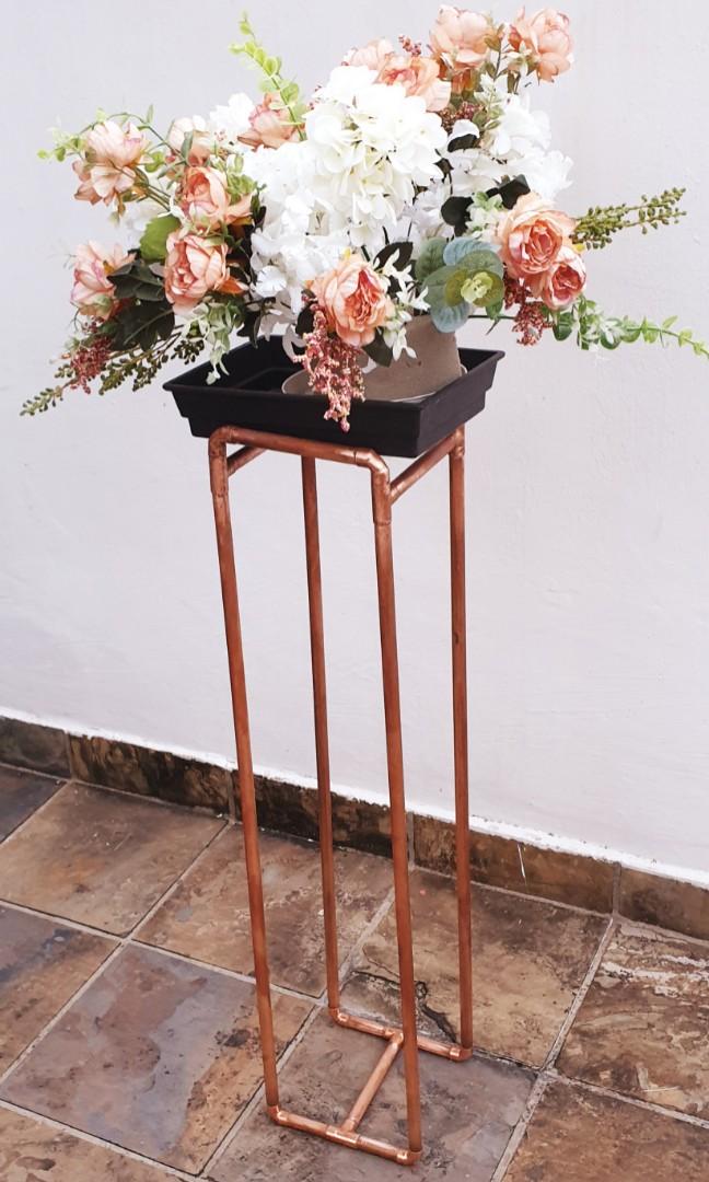 Beautiful 100% copper flower stand, Design & Craft, Handmade Craft on ...