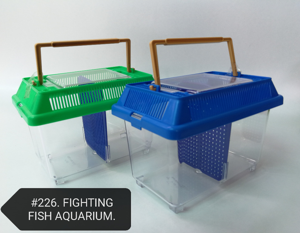 Betta Small Fish Aquarium Divider Twin Tank [226], Pet Supplies, Homes ...