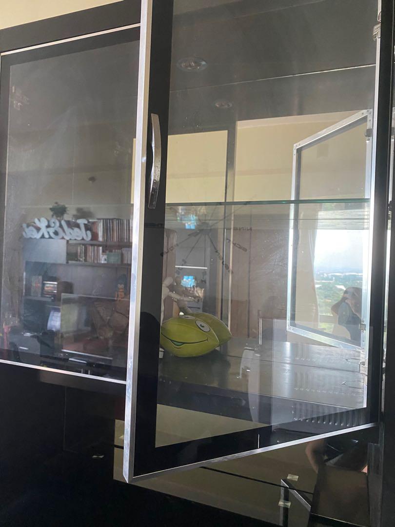 Black bar table (divider/storage/wine rack), Babies & Kids, Baby ...