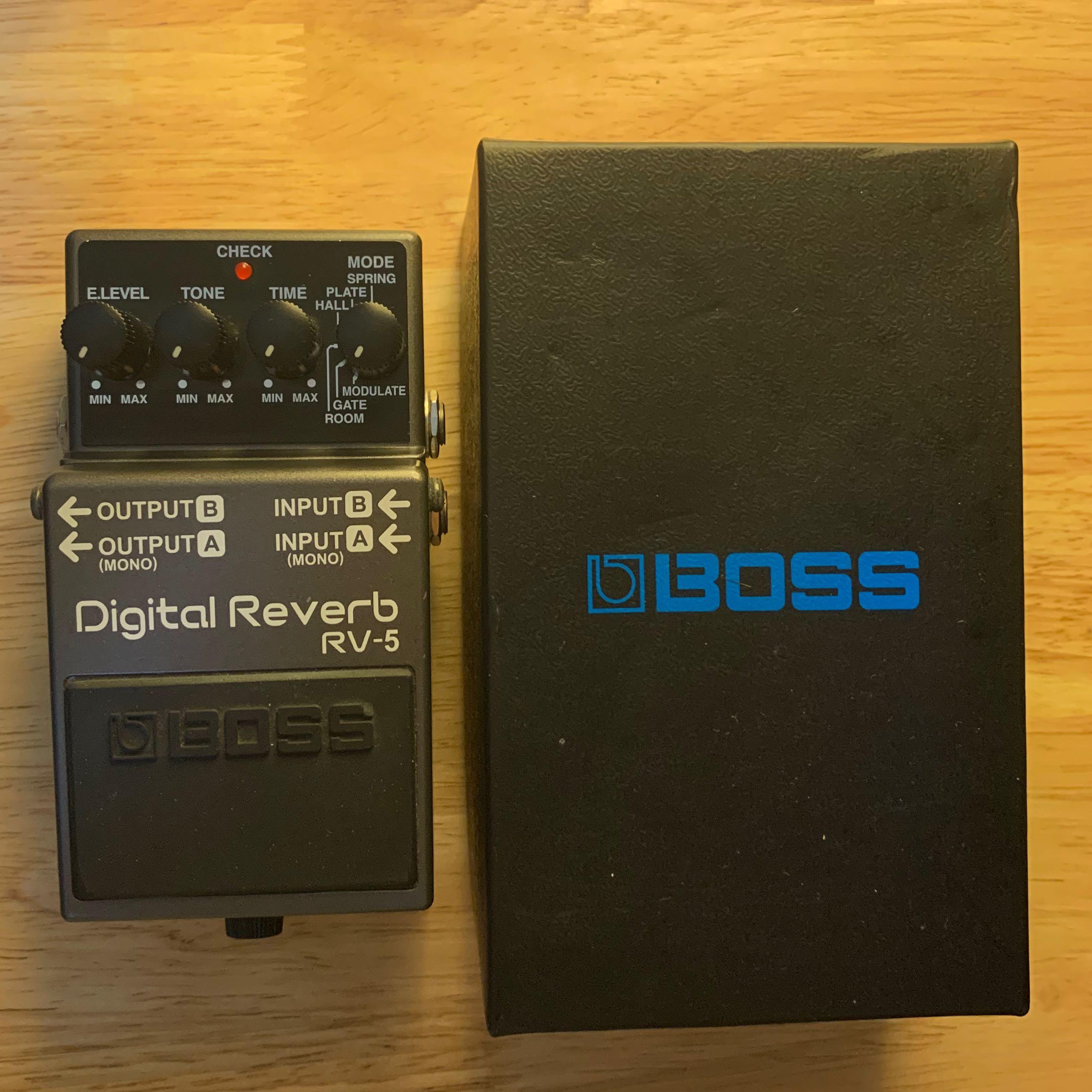 Boss Digital Reverb RV-5, Hobbies & Toys, Music & Media, Music ...