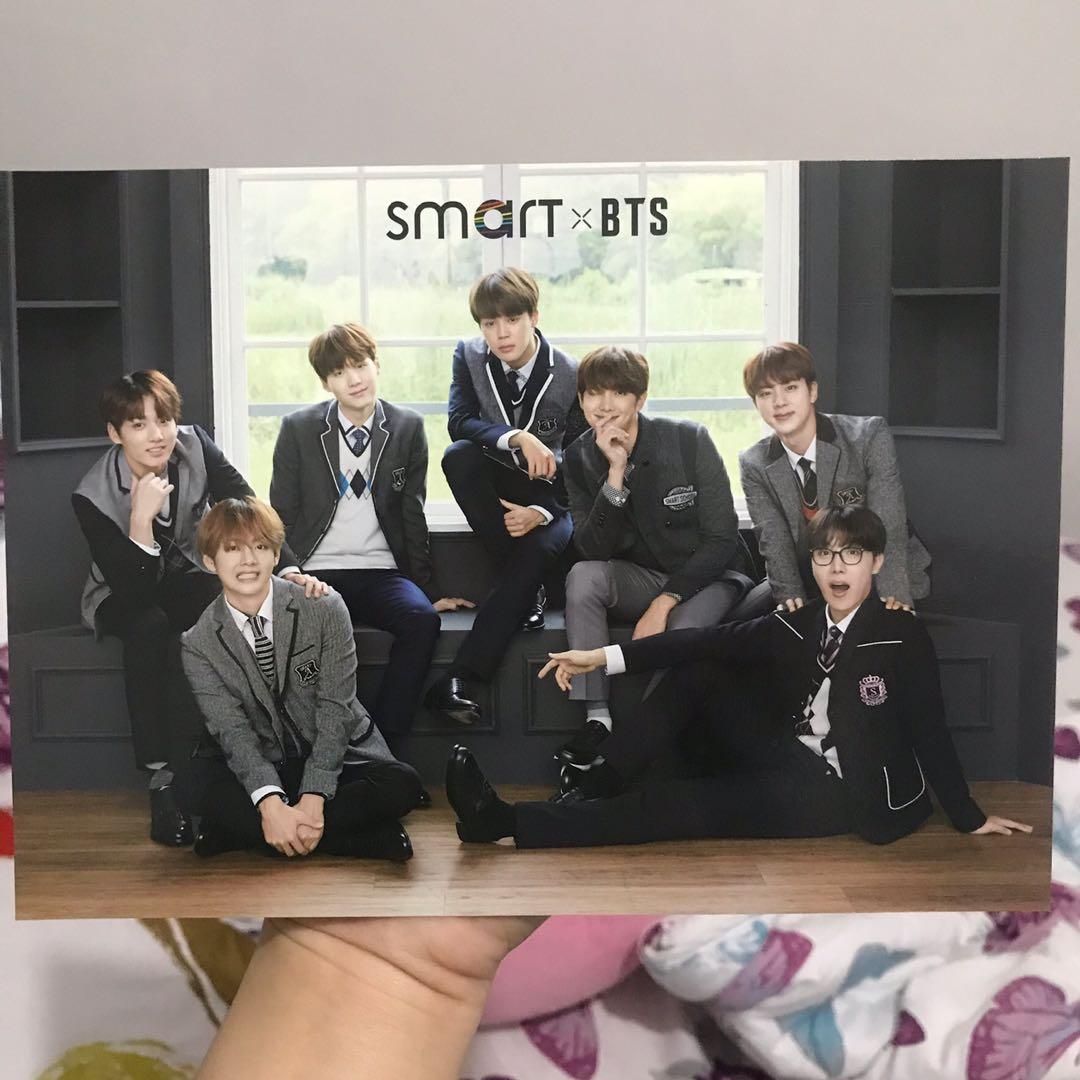 BTS x SMART Official Postcard Set, Hobbies & Toys, Memorabilia ...