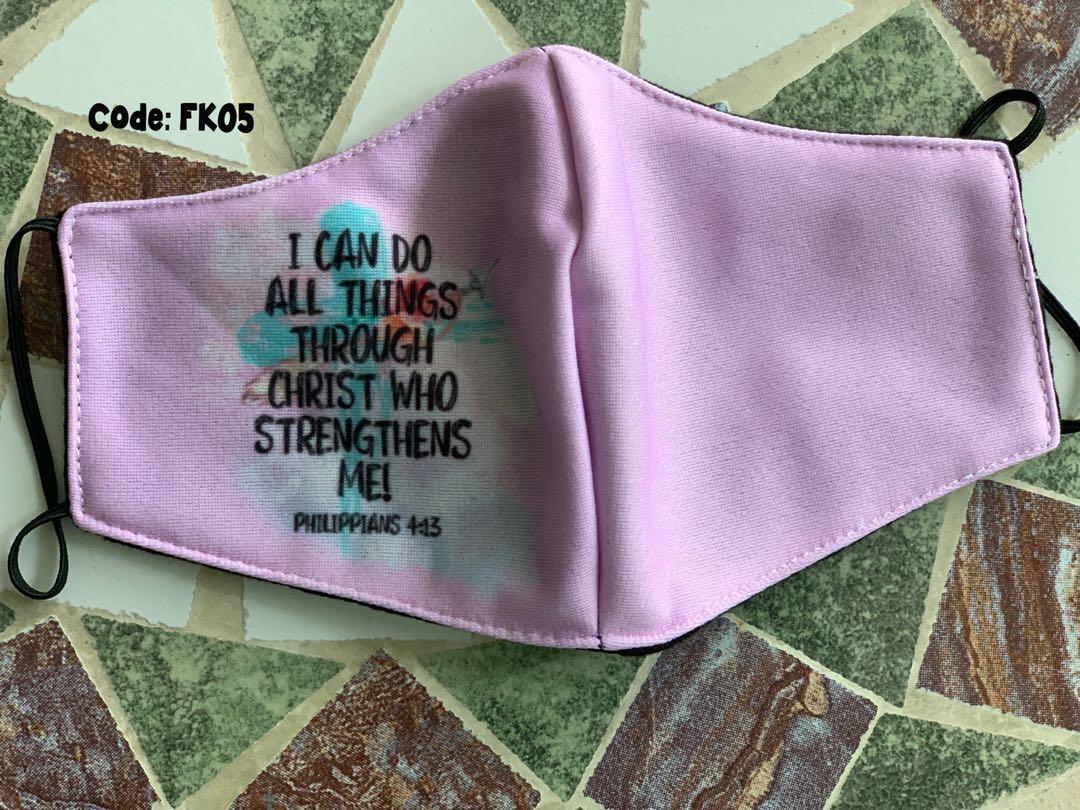 Christian Faith Masks for Kids, Everything Else on Carousell
