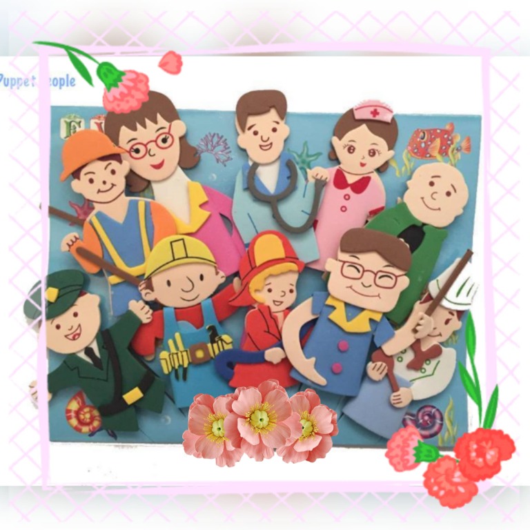 Community Helpers Finger Puppet, Hobbies & Toys, Toys & Games on Carousell