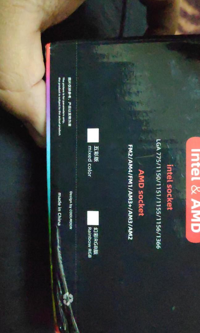 Cpu Cooler UFO x CoolMoon, Computers & Tech, Parts & Accessories ...