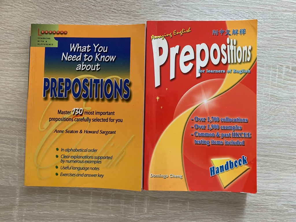 English Prepositions Books, 教科書 - Carousell