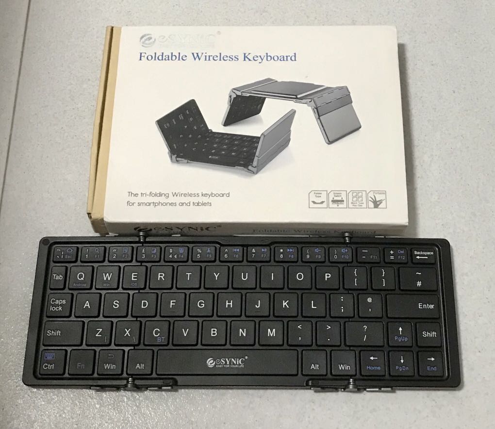 eSynic Foldable wireless keyboard, Electronics, Computer Parts ...