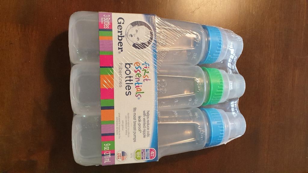 Gerber First Essentials Bottles 270ml (pack of 3), Babies & Kids ...