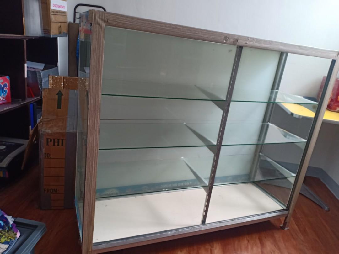 Glass estante, Furniture & Home Living, Home Improvement & Organization ...