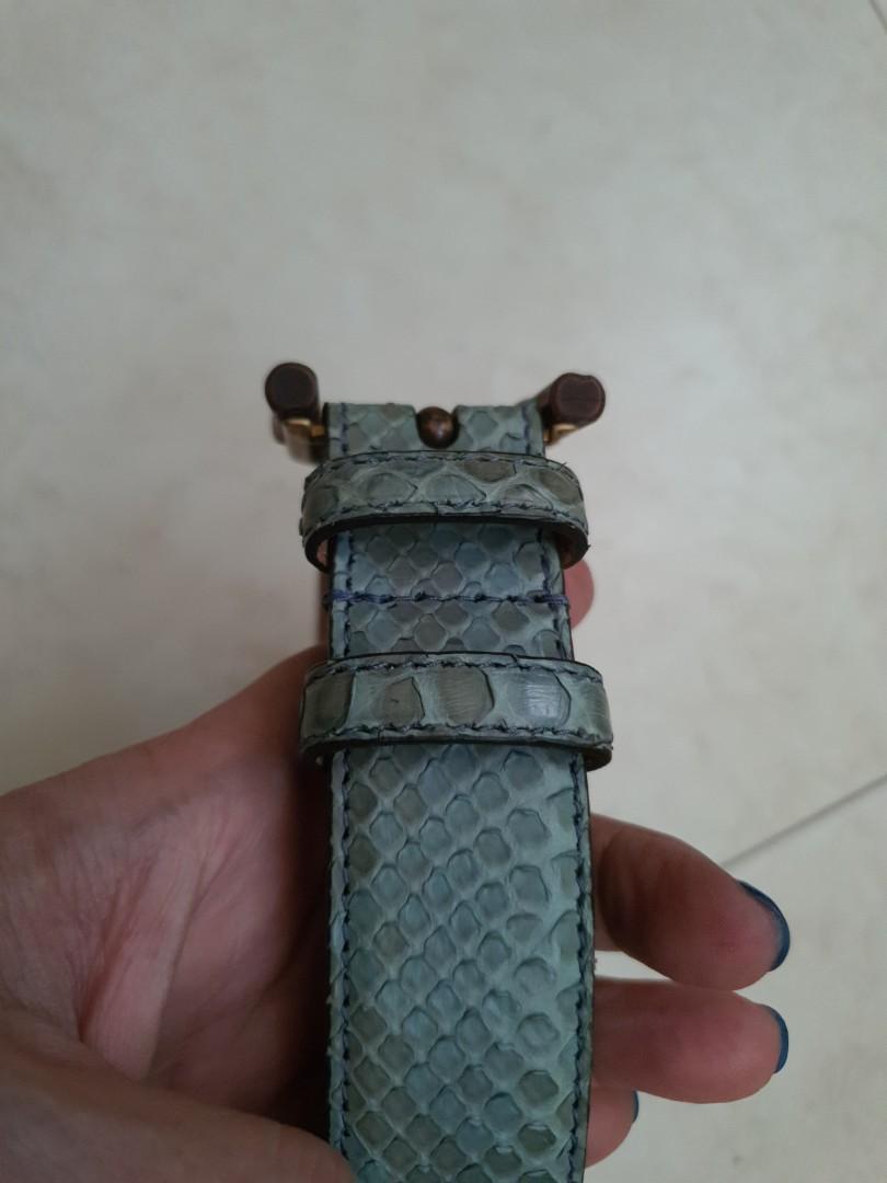 Gucci Brand New Python Belt, Luxury, Accessories on Carousell