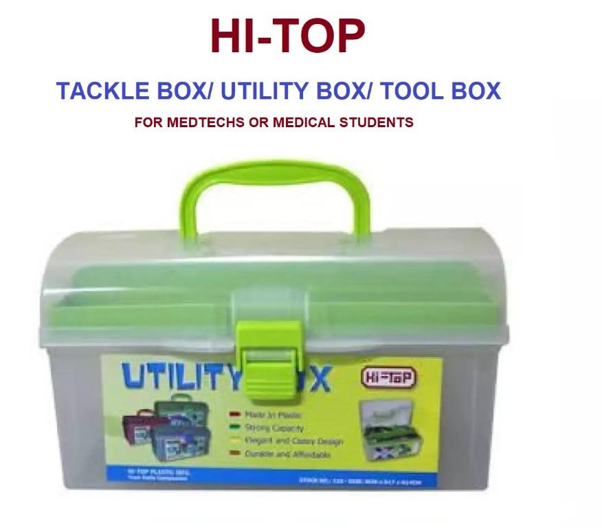 Hi Top tackle box UTILITY box for Medical Students/ Medical Supplies ...