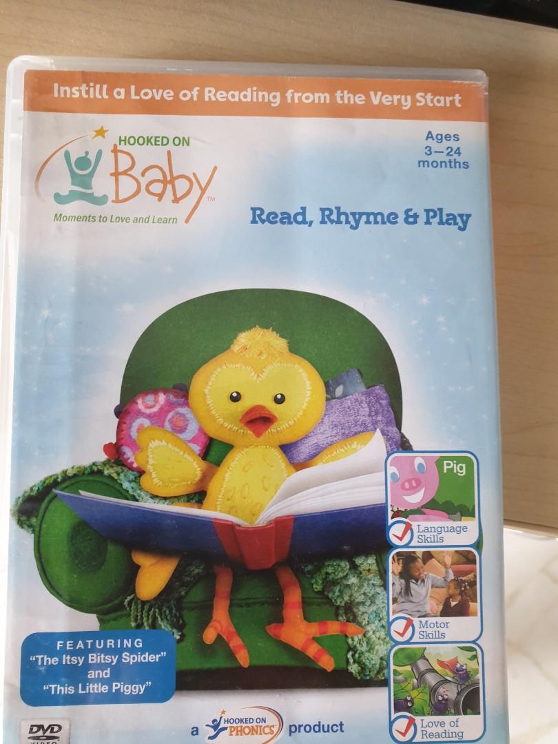 Free Hooked on baby DVD nursery rhymes Read n rhyme DVD 3 pack, Hobbies ...