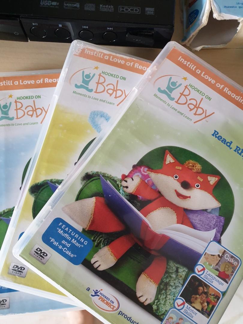 Free Hooked on baby DVD nursery rhymes Read n rhyme DVD 3 pack, Hobbies ...