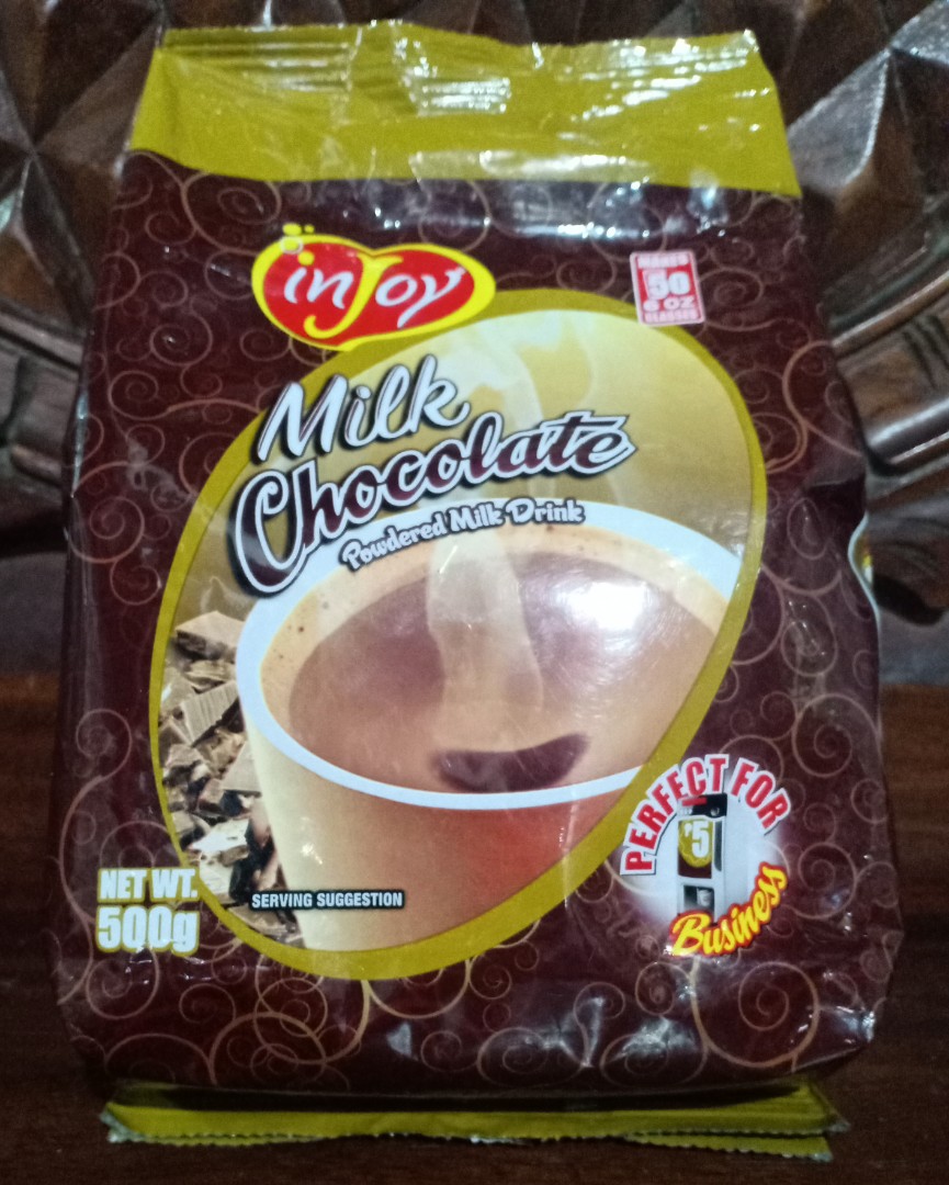 INJOY coffee 3 in 1, Milk Chocolate, Health & Nutrition, Health ...