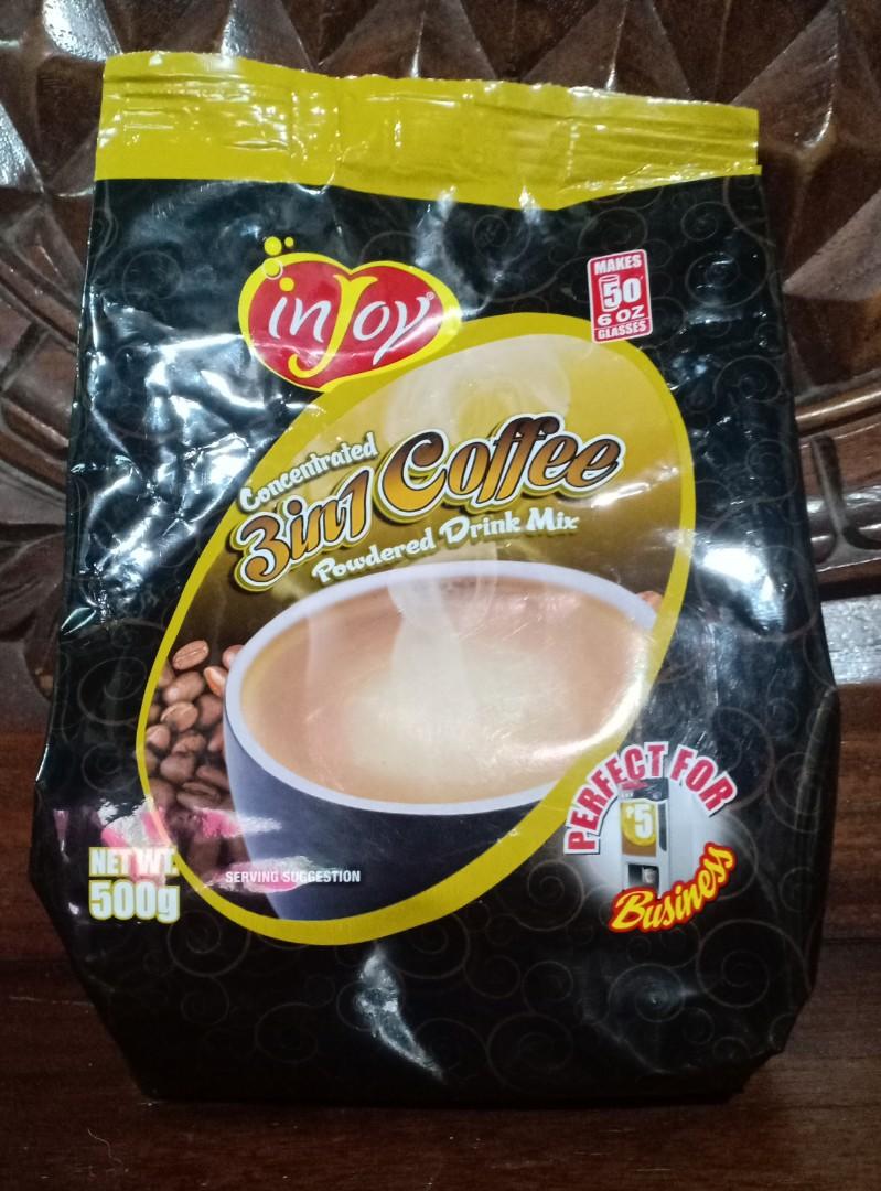 INJOY coffee 3 in 1, Milk Chocolate, Health & Nutrition, Health ...