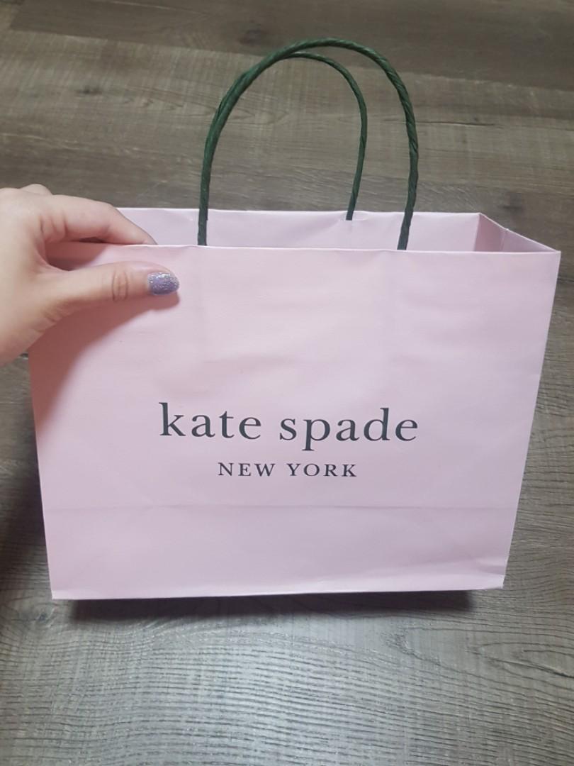 Kate Spade Paper Bag, Luxury, Bags & Wallets on Carousell