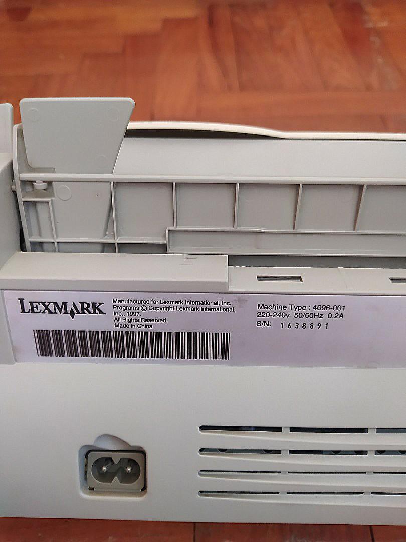 Lexmark 1000 Color Jetprinter Inkjet Printer, Computers & Tech ...