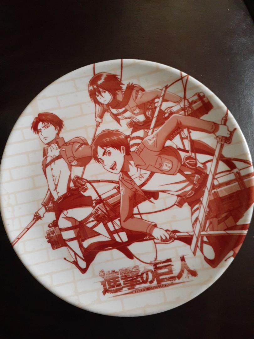Limited Edition Attack On Titan Display Plate Shingeki No Kyojin AOT ...