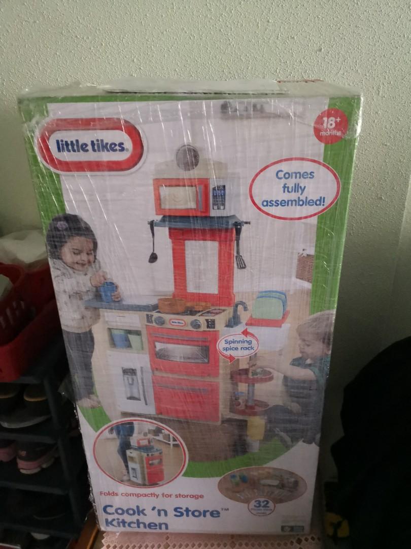 Little tikes cook n store kitchen cuisine, Hobbies & Toys, Toys & Games ...