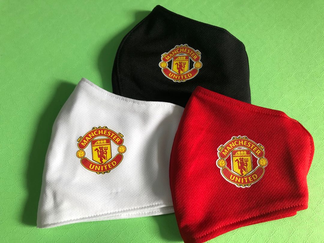 Manchester United Logo Masks, Men's Fashion, Activewear on Carousell