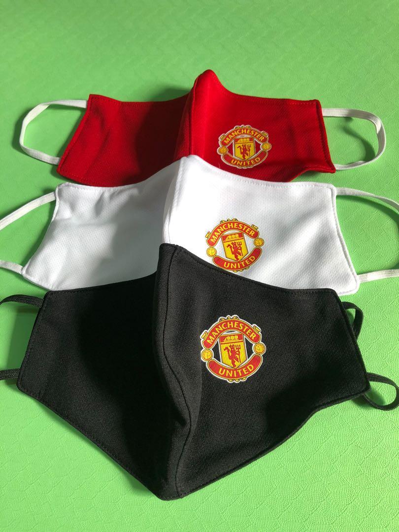 Manchester United Logo Masks, Men's Fashion, Activewear on Carousell