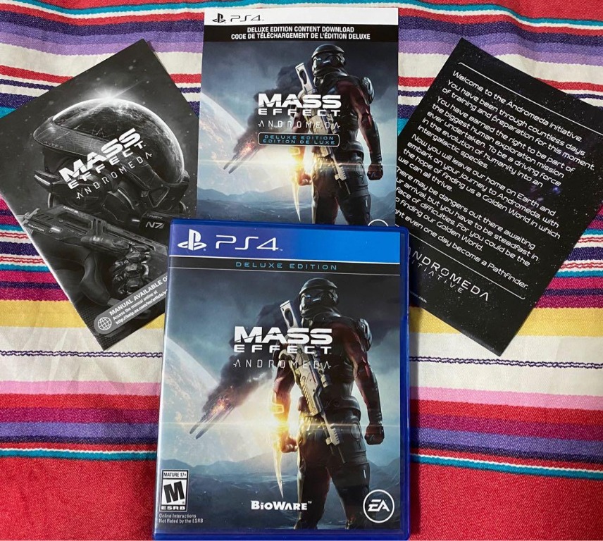 Mass Effect Andromeda Deluxe Edition PS4 Game Playstation 4 PS 4 ...