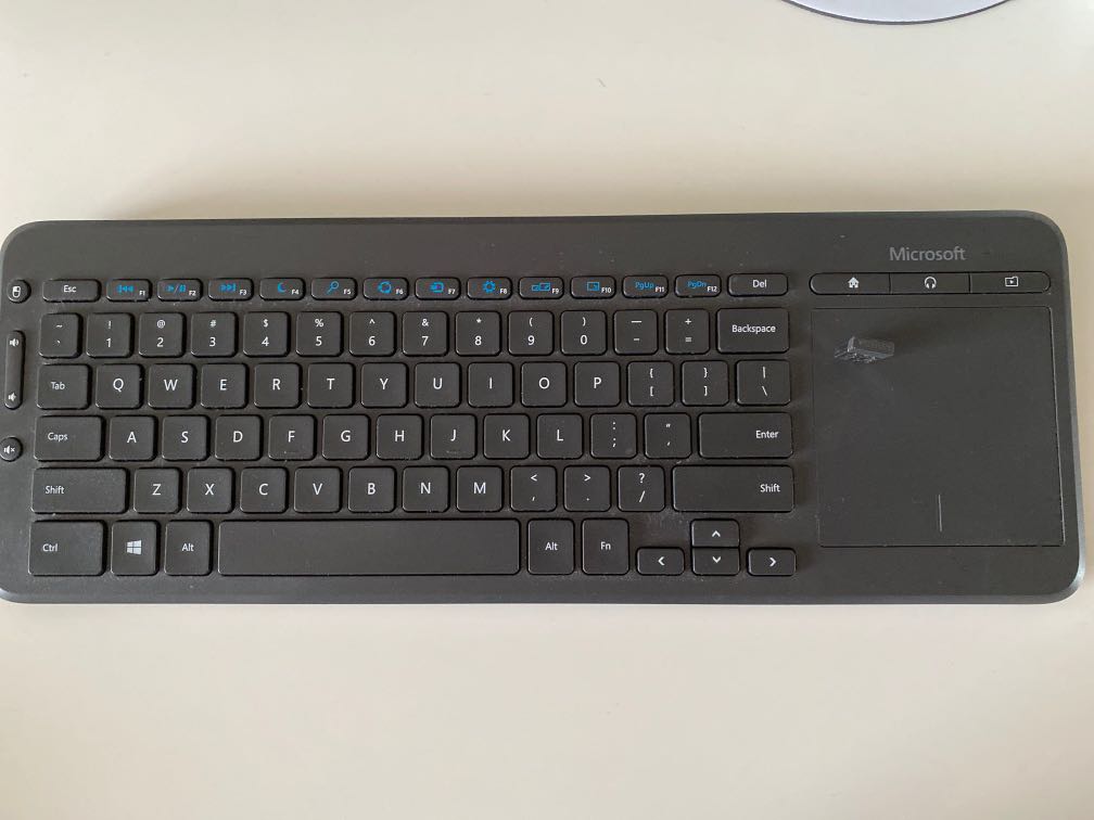 Microsoft Wireless All-in-one Media Keyboard,N9Z-00028, Computers ...