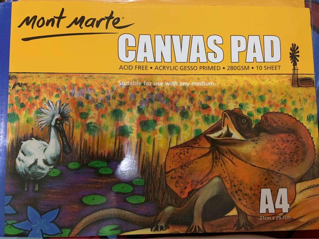 Monte Marte Canvas Pad, Hobbies & Toys, Stationary & Craft, Craft ...