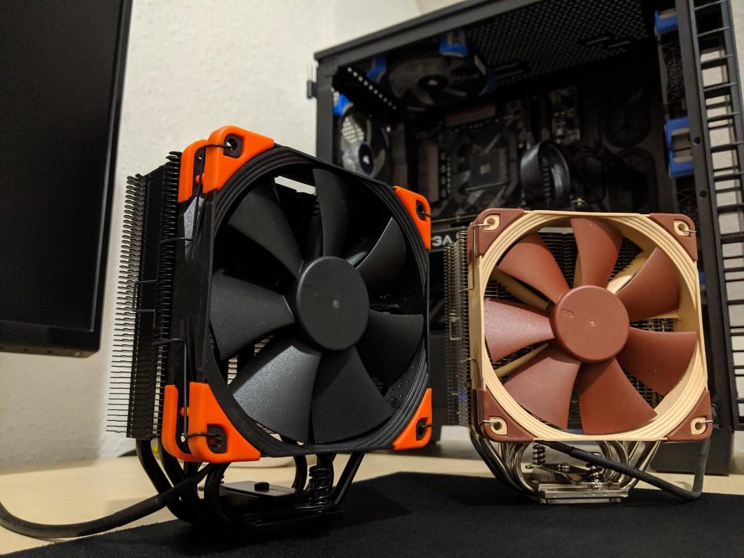 Noctua NH-U12S chromax.black LTT Edition + 1 x NF-F12 chromax.black fan ...