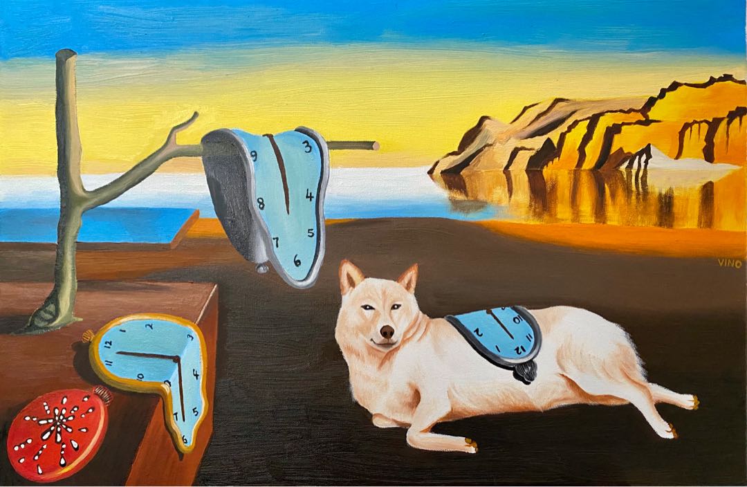 Oil painting - The Persistence of Memory, Hobbies & Toys, Stationery ...