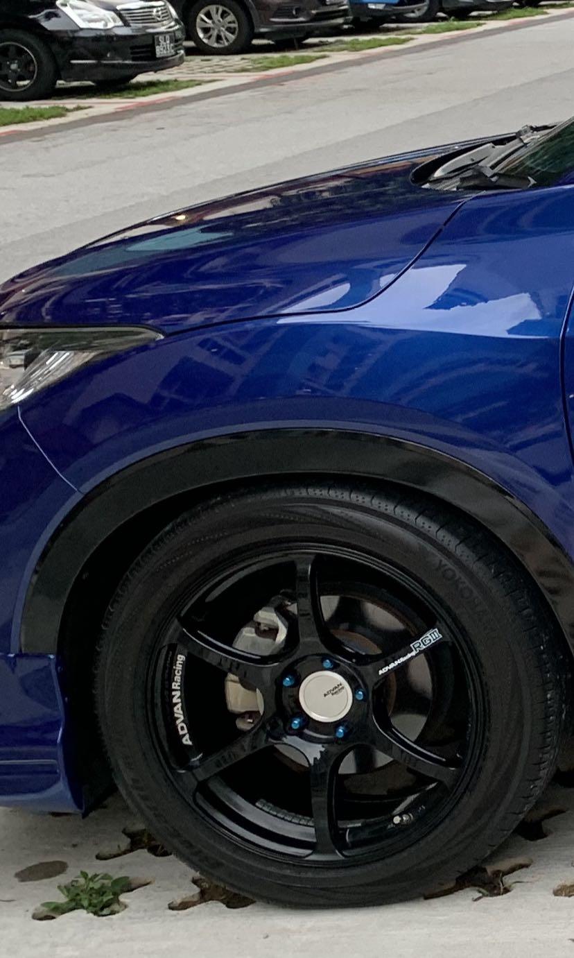 Original Advan Racing RG3, Car Accessories, Tyres & Rims on Carousell