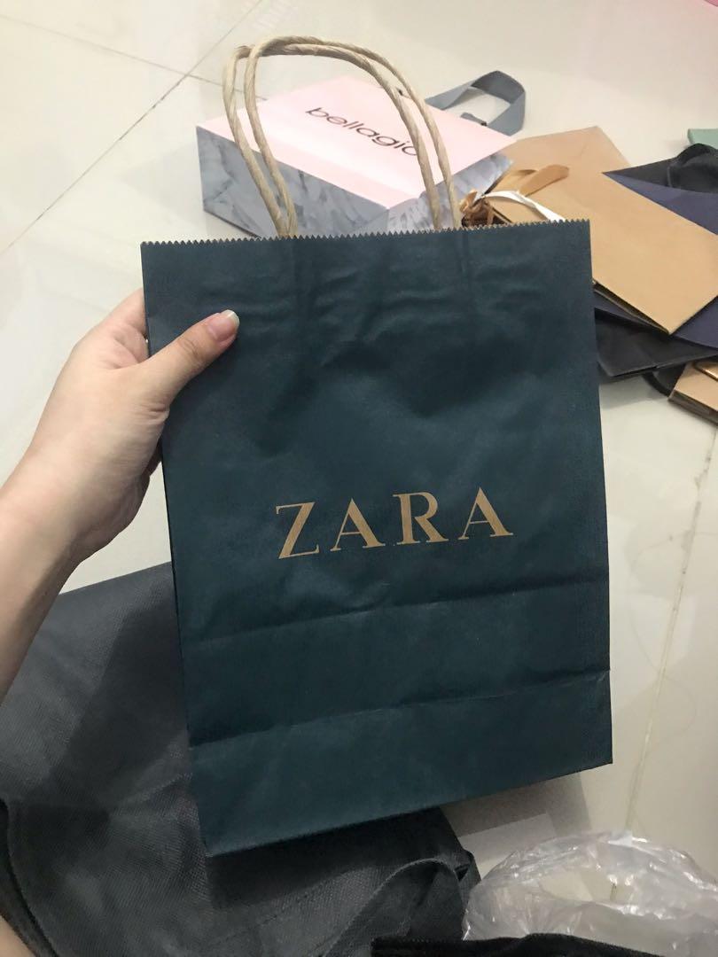 Paperbag Zara paperbag paper bag zara, Fesyen Wanita, Tas & Dompet di ...